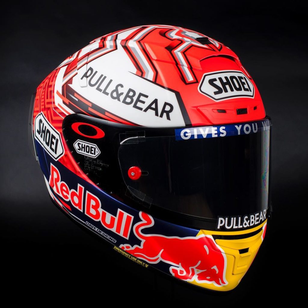 Duh. Helm Baru Marc Marquez Buat MotoGP 2018 Bikin Ngiler